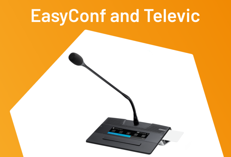Supported conference system series: Televic - MVI AudioVisual