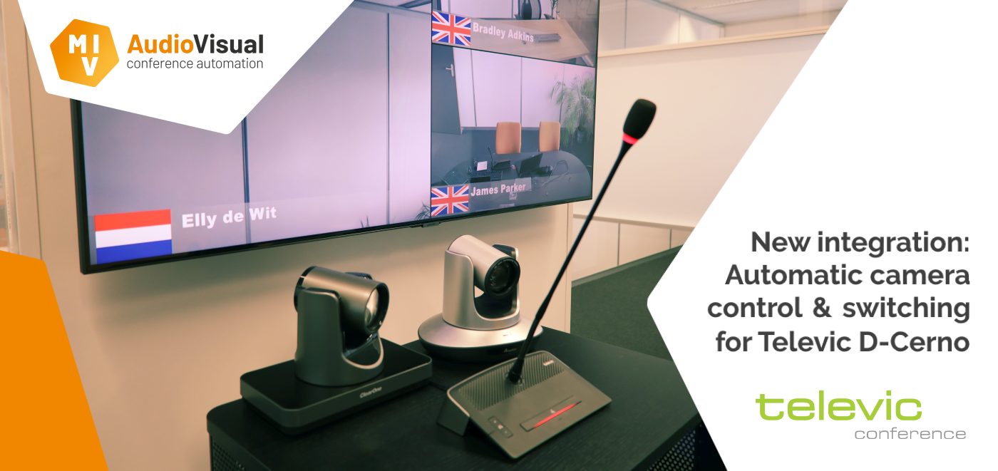 New: Integration with Televic D-Cerno - MVI AudioVisual