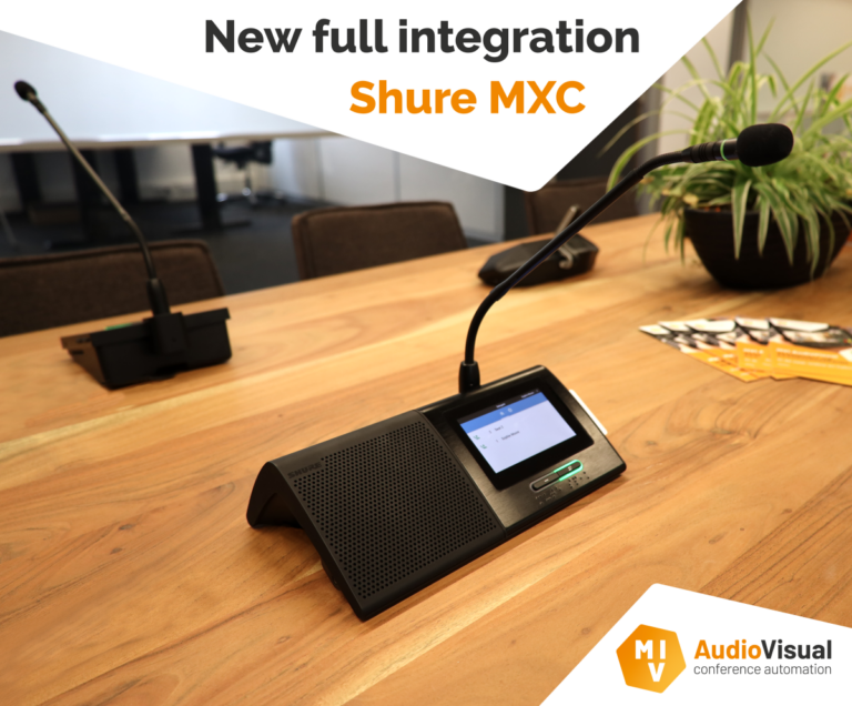 Shure MXC is now fully supported - MVI AudioVisual